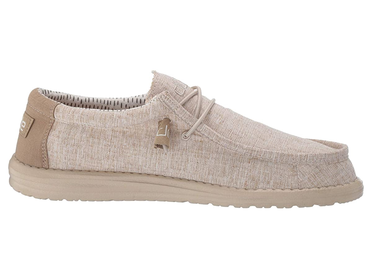 Hey Dude Men's Wally Chambray Nut Shoes 110061613 - Walmart.com