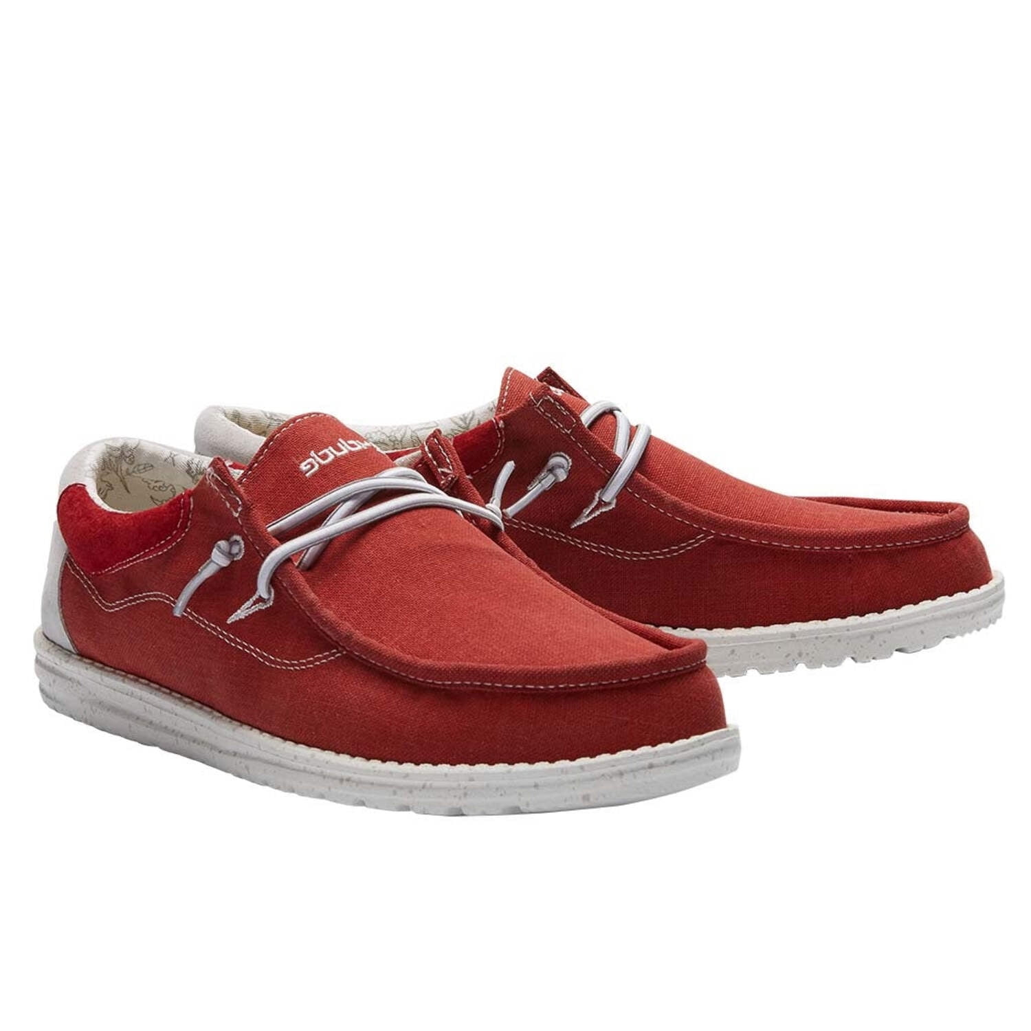 Hey Dude Men's Wally Flow Pompeian Red Shoes 112306840 - Walmart.com