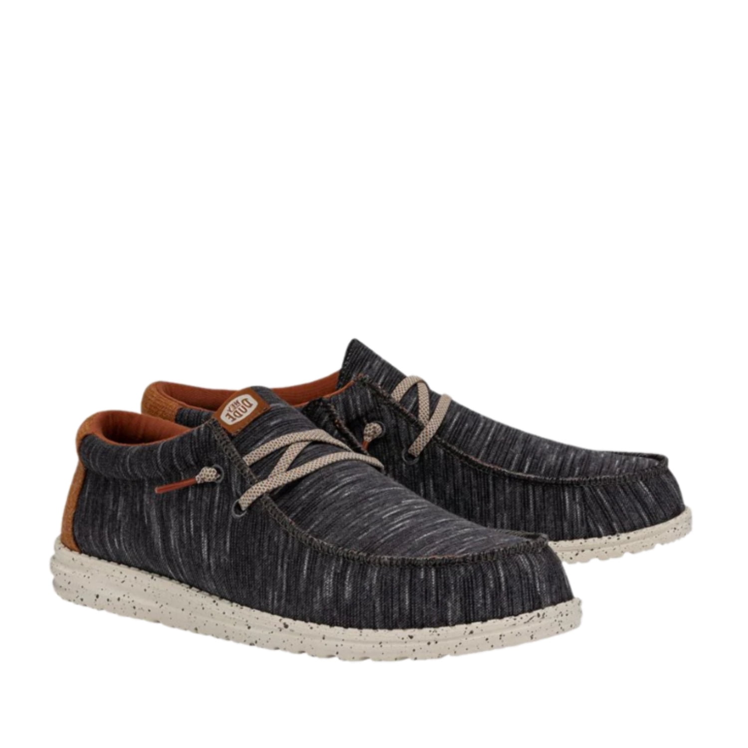 Hey Dude Men's Wally Jersey Charcoal Slip On Shoes 40169-025 - Walmart.com