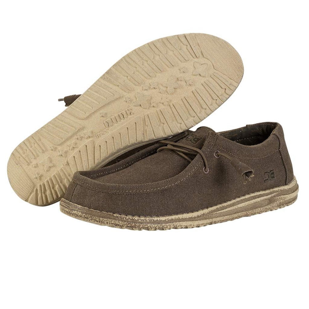 Hey Dude Men's Wally L Chocolate Size 11 Mens Shoes Men's Lace Up ...