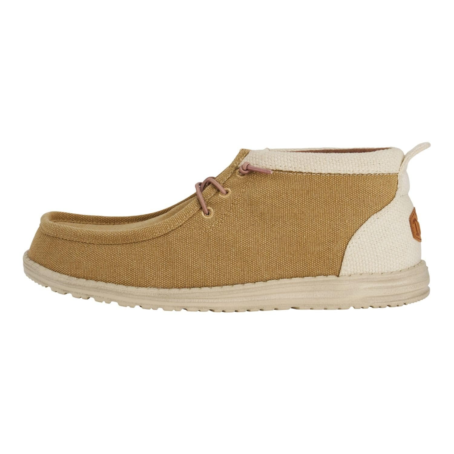 Hey Dude Men's Wally Mid Salt N Stone Tan/White Size 8 Men's Shoes Men ...