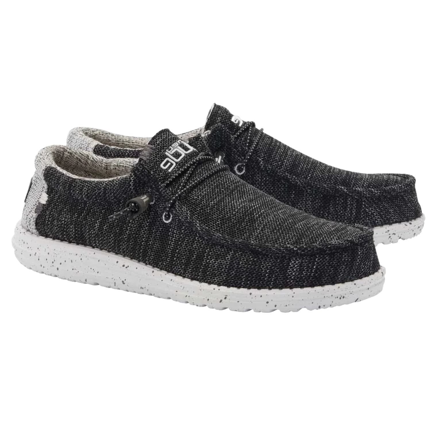 Hey Dude Men's Wally Stretch Meteorite Shoes 110383264 - Walmart.com