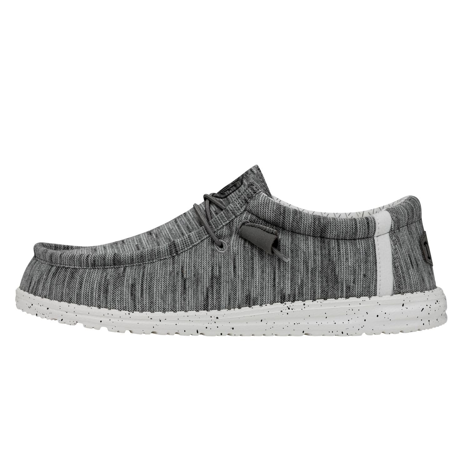 Hey Dude Men's Wally Stretch Stone White Men's Size 12 Men's Loafers ...
