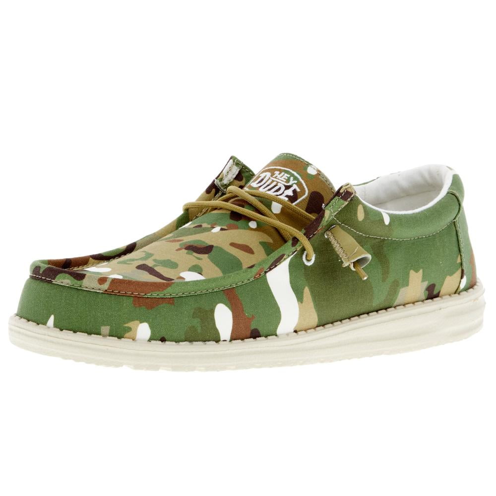 Hey Dude Mens Wally Camouflage Loafer - Multi Camo - 44 - Walmart.com