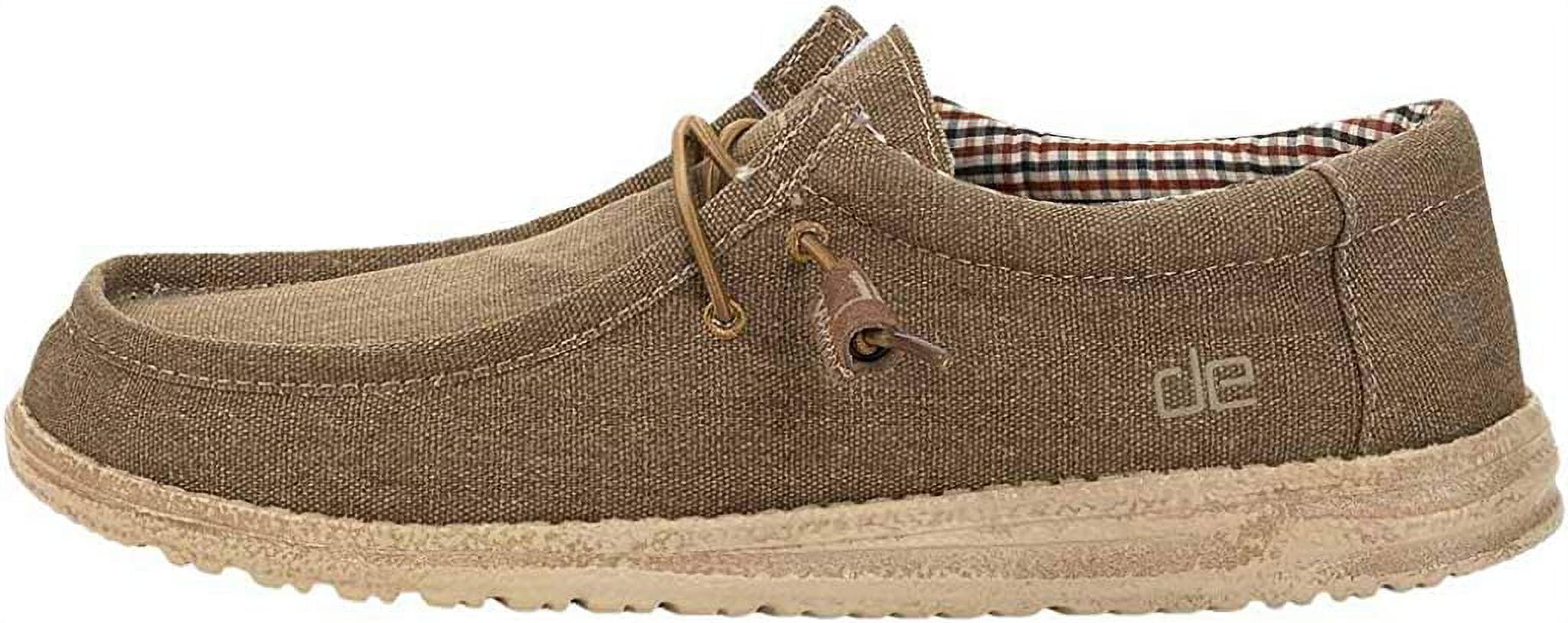 Hey Dude Men's Wally Canvas Nut Shoes 110061600 - Walmart.com
