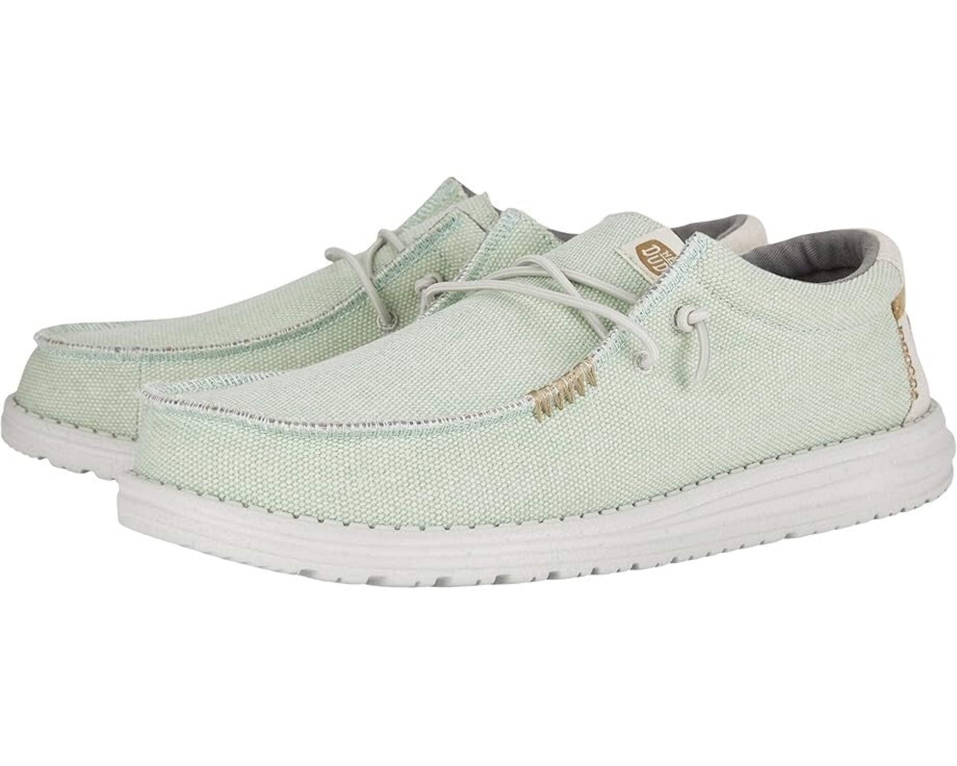 Hey Dude Wally Coastline Jute 40952-1KA Men's 7 Stone White Casual ...