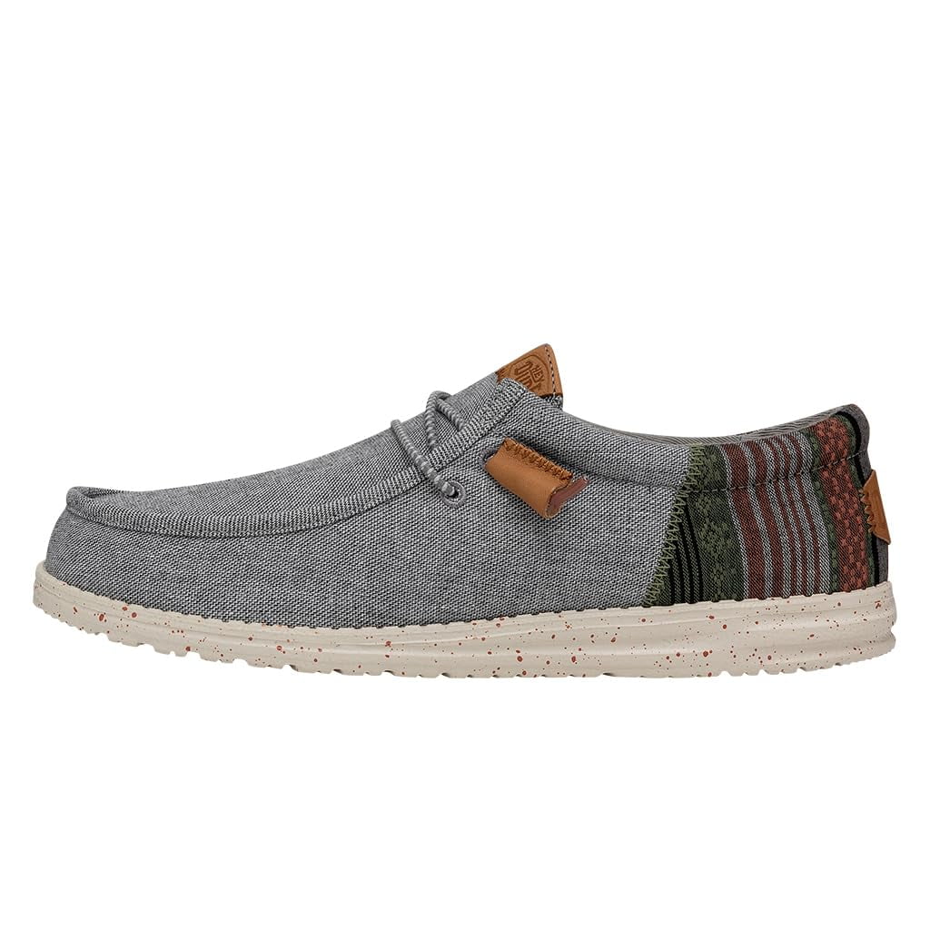 Hey Dude Wally Funk Baja Grey Size 6 | Men's Shoes - Walmart.com