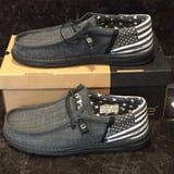 Hey Dude Wally USA Proud Exclusive Patriotic Shoes - Walmart.com