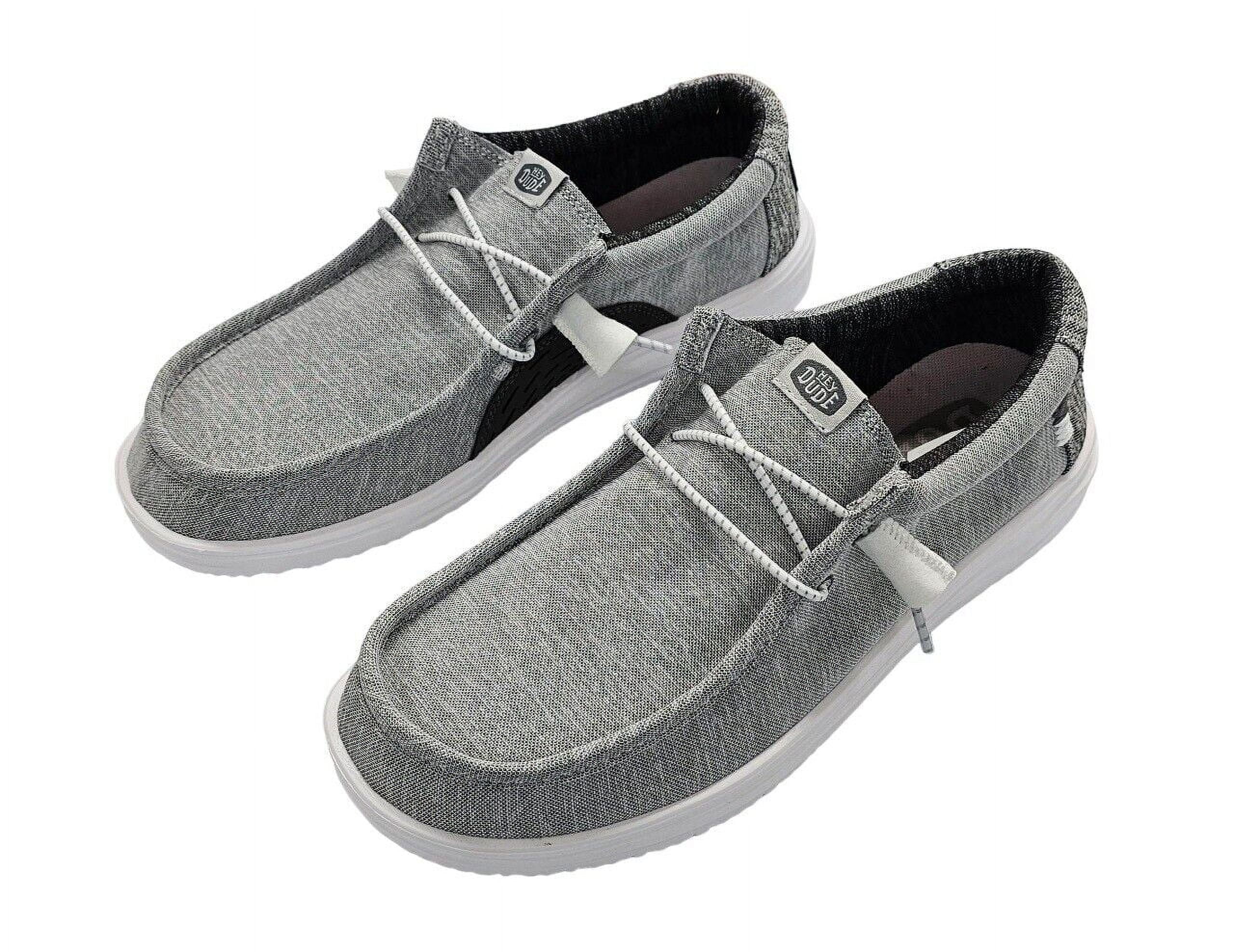 Hey Dude Men's Wally H20 Moccasin, Galaxy Grey, 9 - Walmart.com