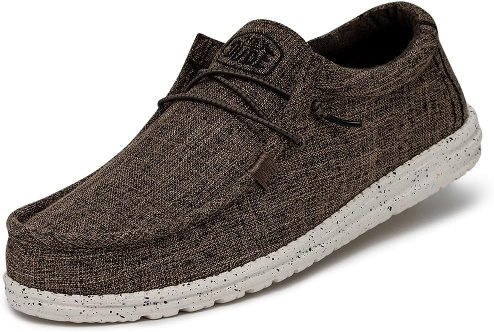 Hey Dude Wally Linen - Dark Brown - Walmart.com