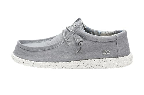 Hey Dude Size 11 Men's Wally Stretch Iron Slip on Loafers - Walmart.com
