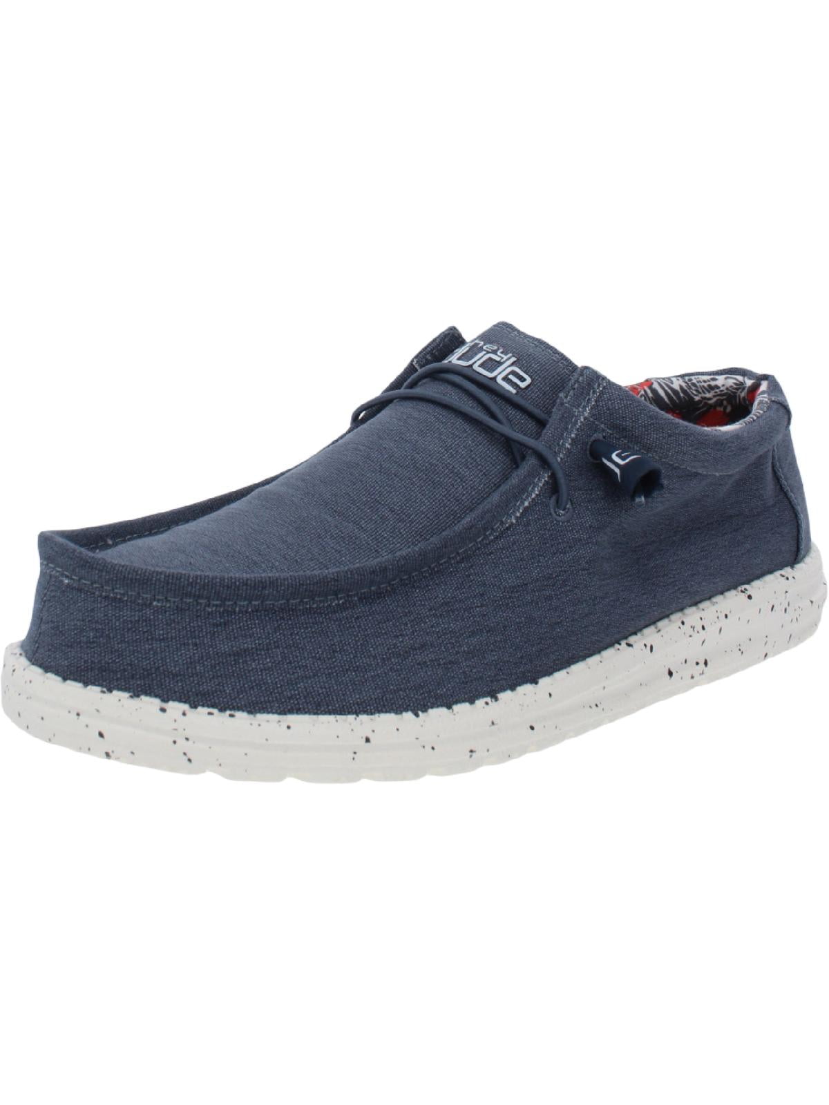 Hey Dude Wally Stretch Men's Canvas Slip On Loafer Shoes - Walmart.com
