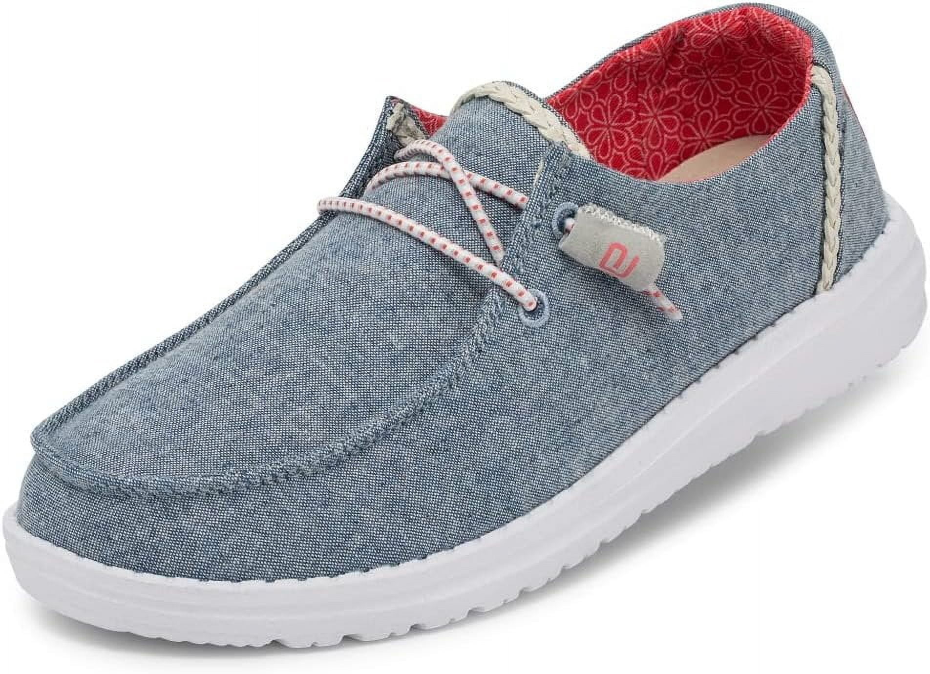 Hey Dude¬Æ Wendy - Ladies' Indigo Chambray Braid Slip-On Shoes ...