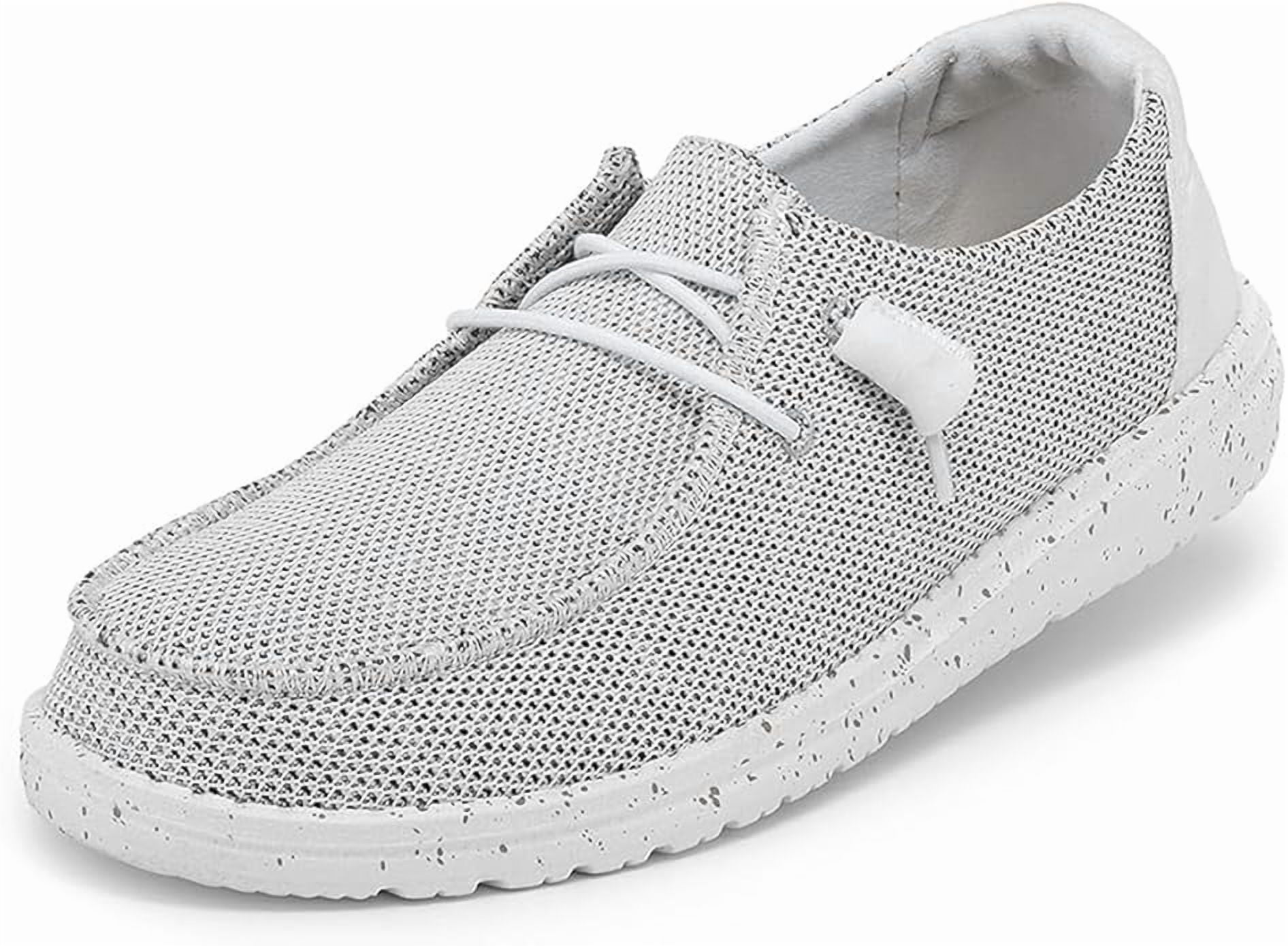 Hey Dude Womens Wendy Sox Stone White Casual Shoes, Stone White, Size 5 ...