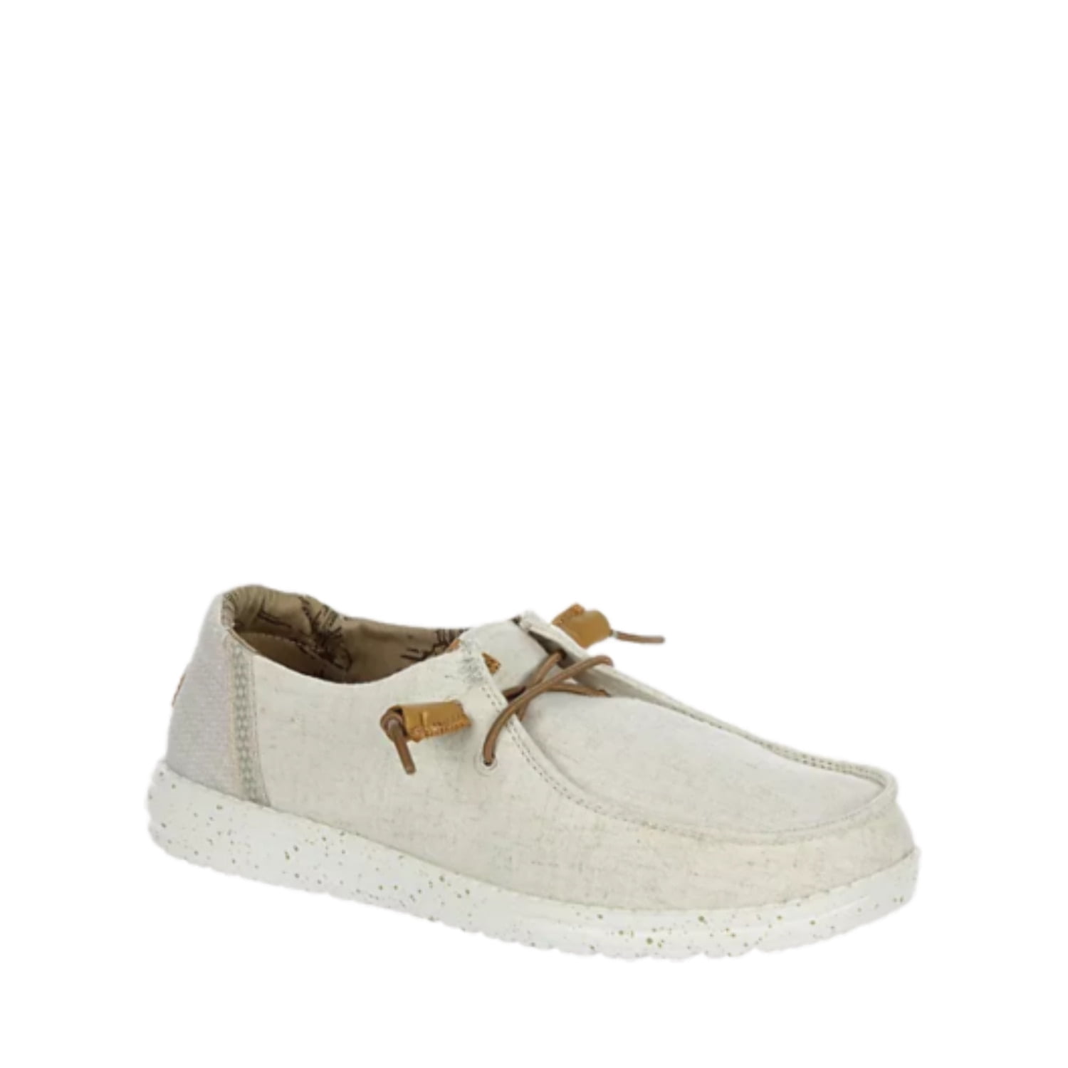 Hey Dude Womens Women`s Wendy Washed Canvas Casual 6 B Cream - Walmart.com