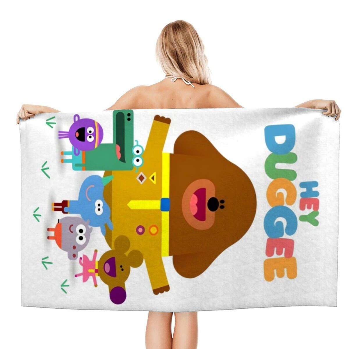 Hey Duggee Beach Towel 30.7 × 59 InchesI Made Of Microfiber Material ...