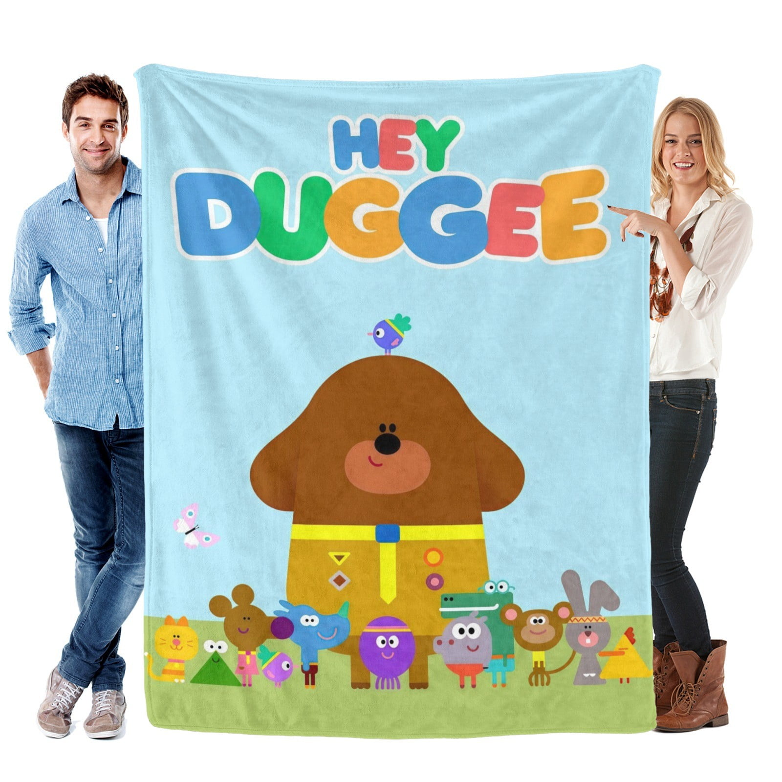 Hey Duggee Blanket Soft Bed Sofa Throw Cozy Comfortable Birthday Gift ...
