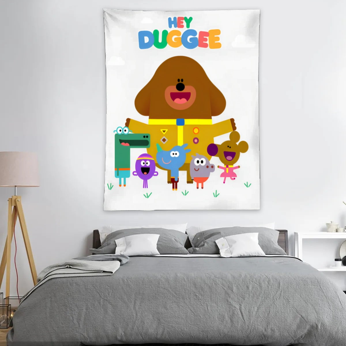 Hey Duggee Tapestry Gift Wall Hanging Backdrop for Room Bedroom Girls ...