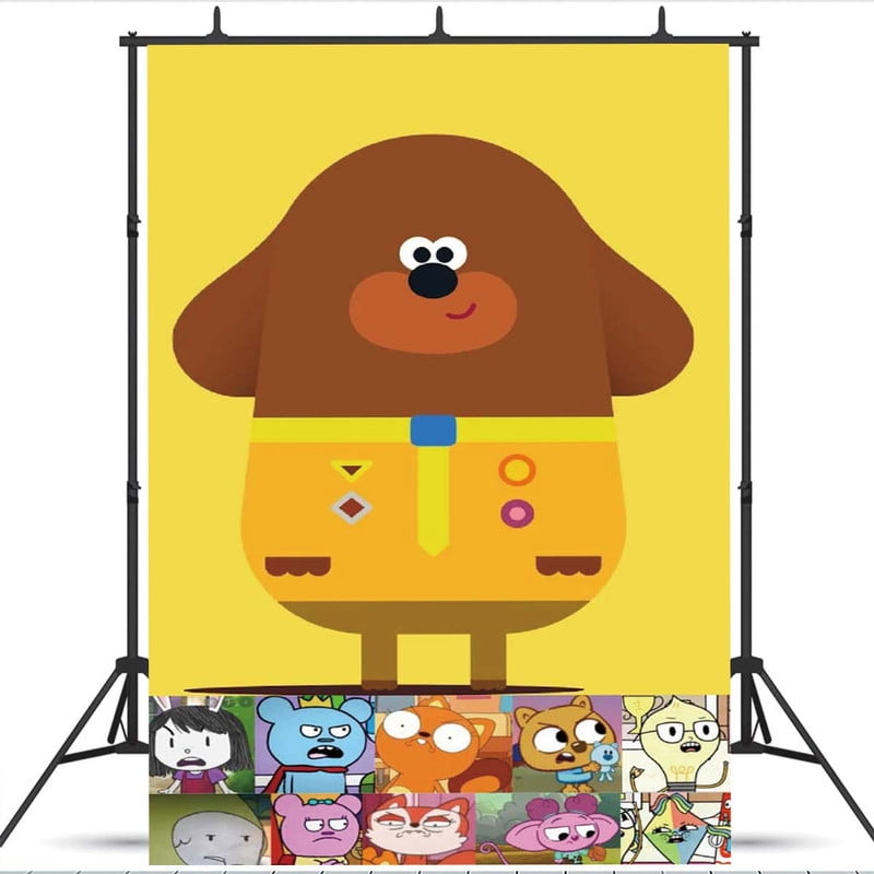 Hey Duggee Taspestry Wall Decor Birthday Banner Backdrop Background ...