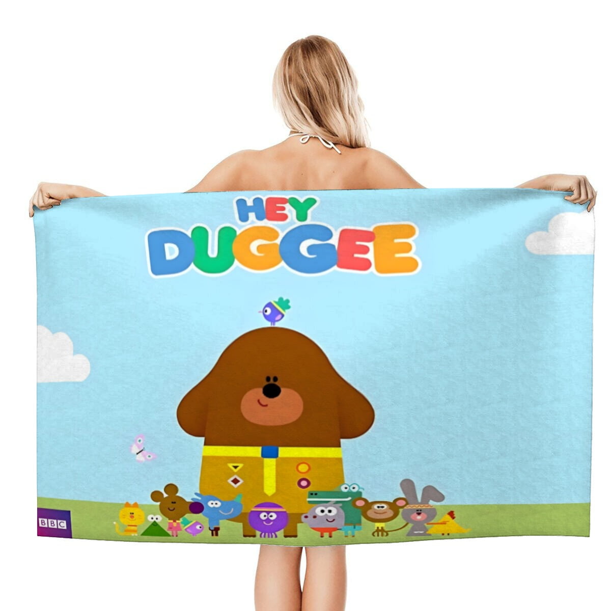 Hey Duggee-theme Gifts Quick-dry Beach Towel for Women Girl Birthday ...