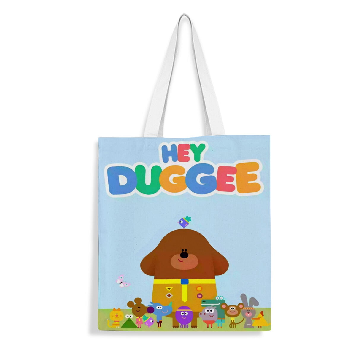 Hey Duggee-theme canvas Tote Bag for Women Aesthetic Shopping Grocery ...