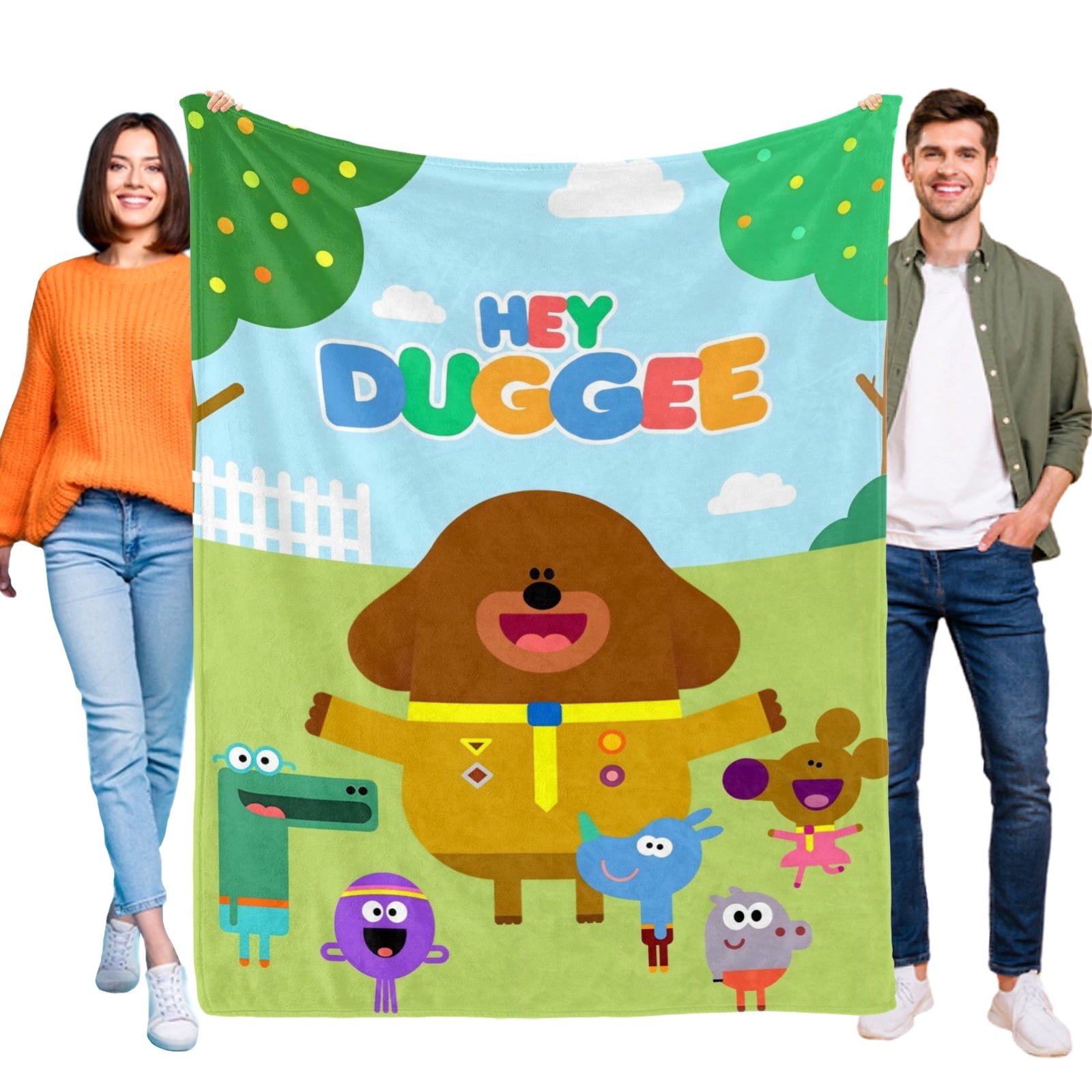 Hey Duggee-themed Pals Plush Throw Blanket Gifts for Fans Girls Boys ...