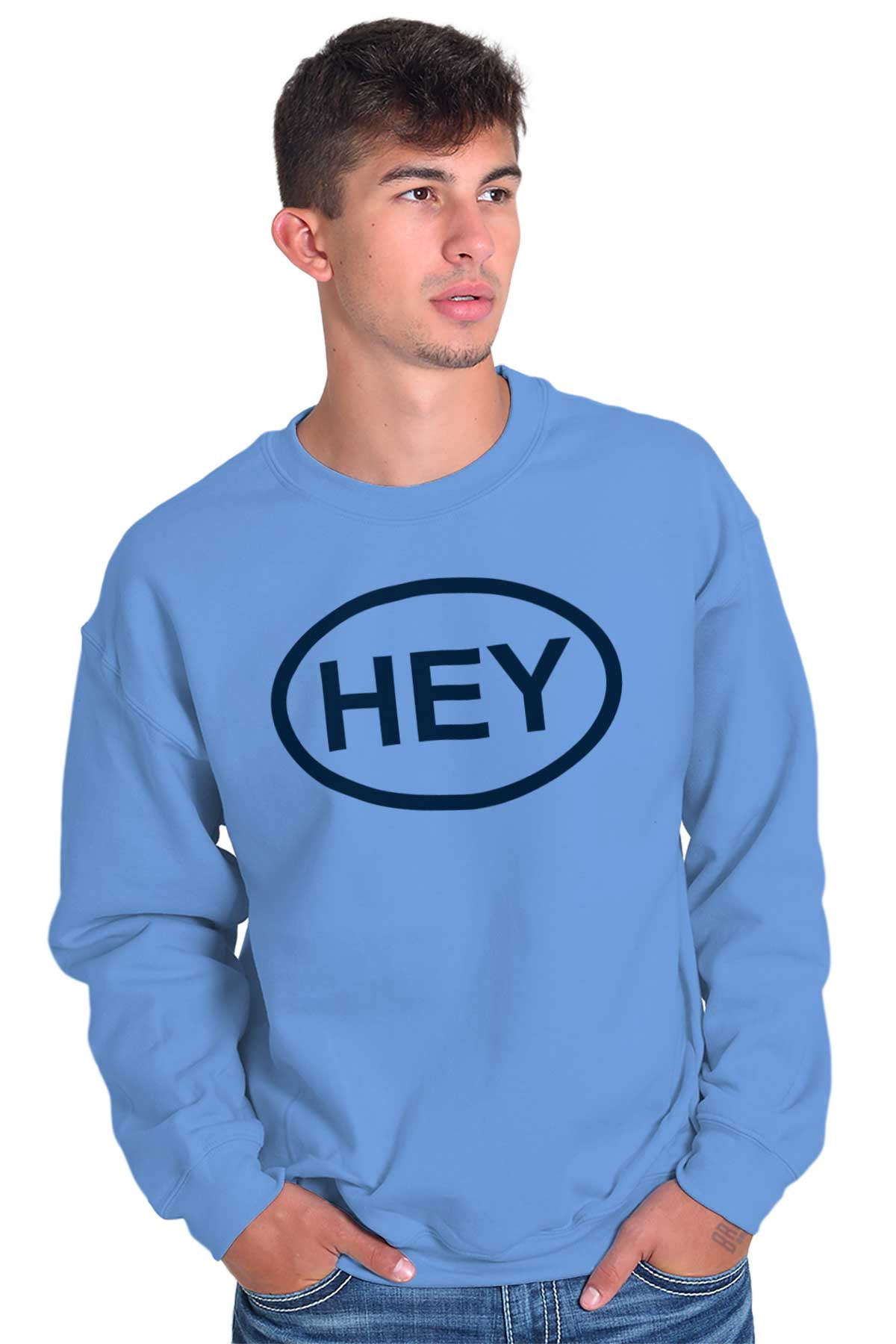 Hey Girl Funny Novelty TV Show Logo Sweatshirt for Men or Women Brisco ...