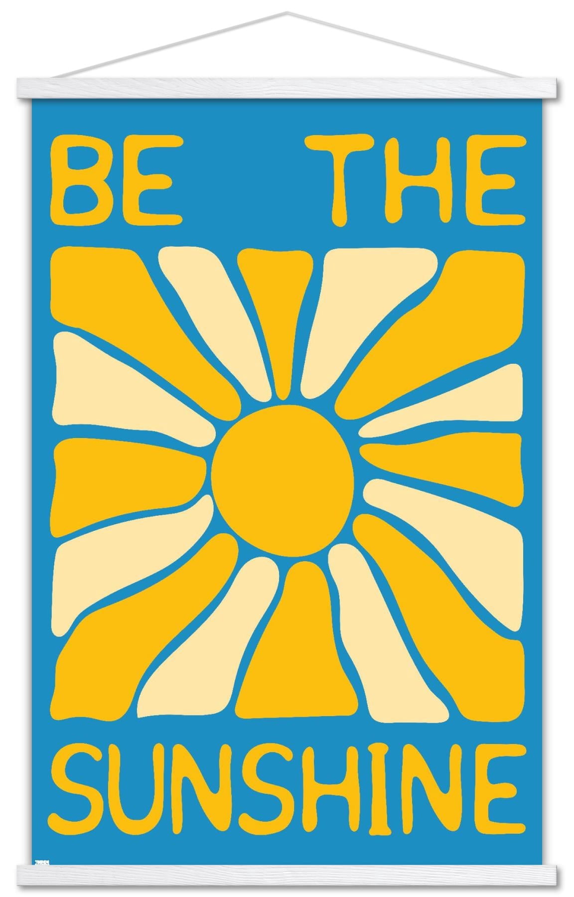 Hey Happy - Be The Sunshine Wall Poster with Magnetic Frame, 22.375" x ...