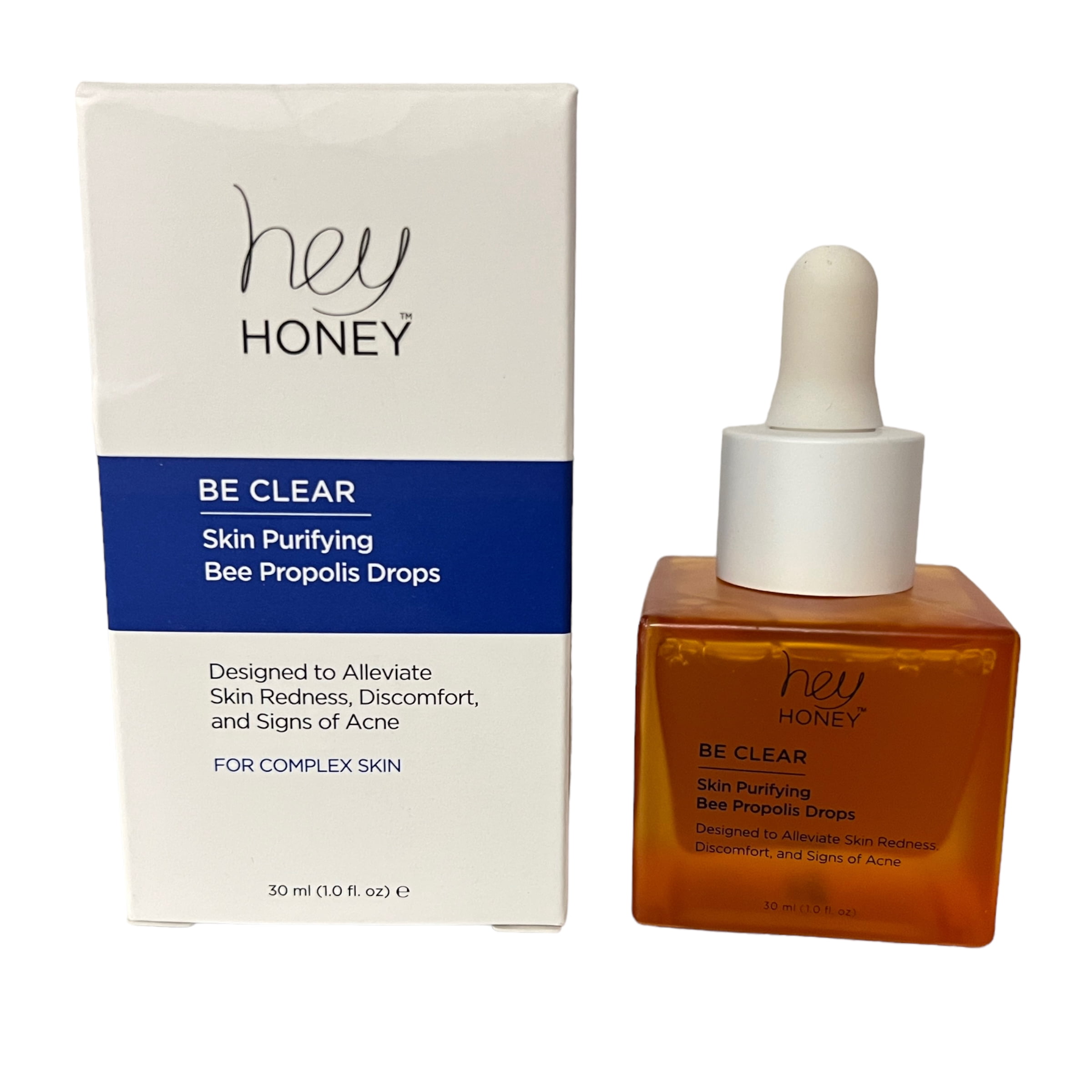 Hey Honey Be Clear Skin Purifying Bee Propolis Drops 1 fl oz - Walmart.com