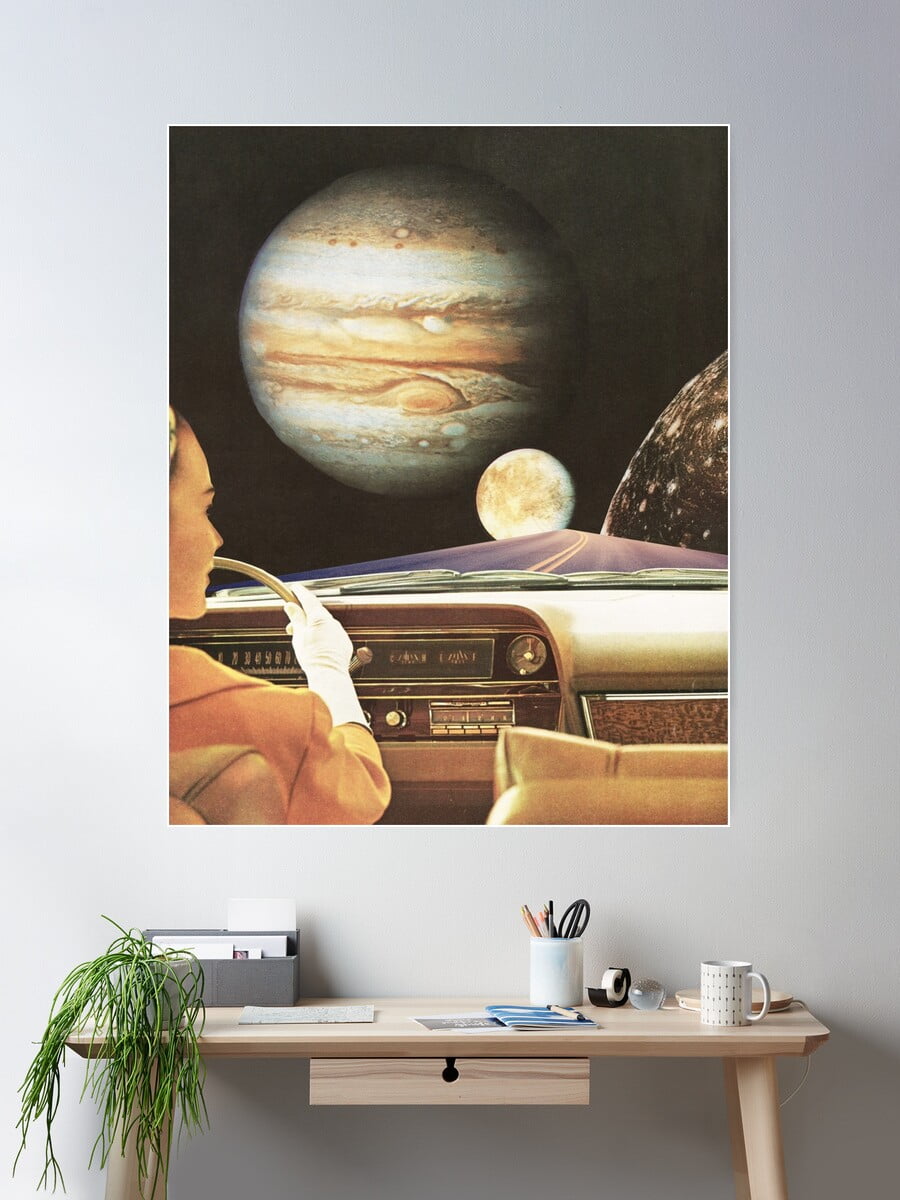 Hey Jupiter Poster Wall Art, Modern Wall Decor For Living Room Bedroom ...