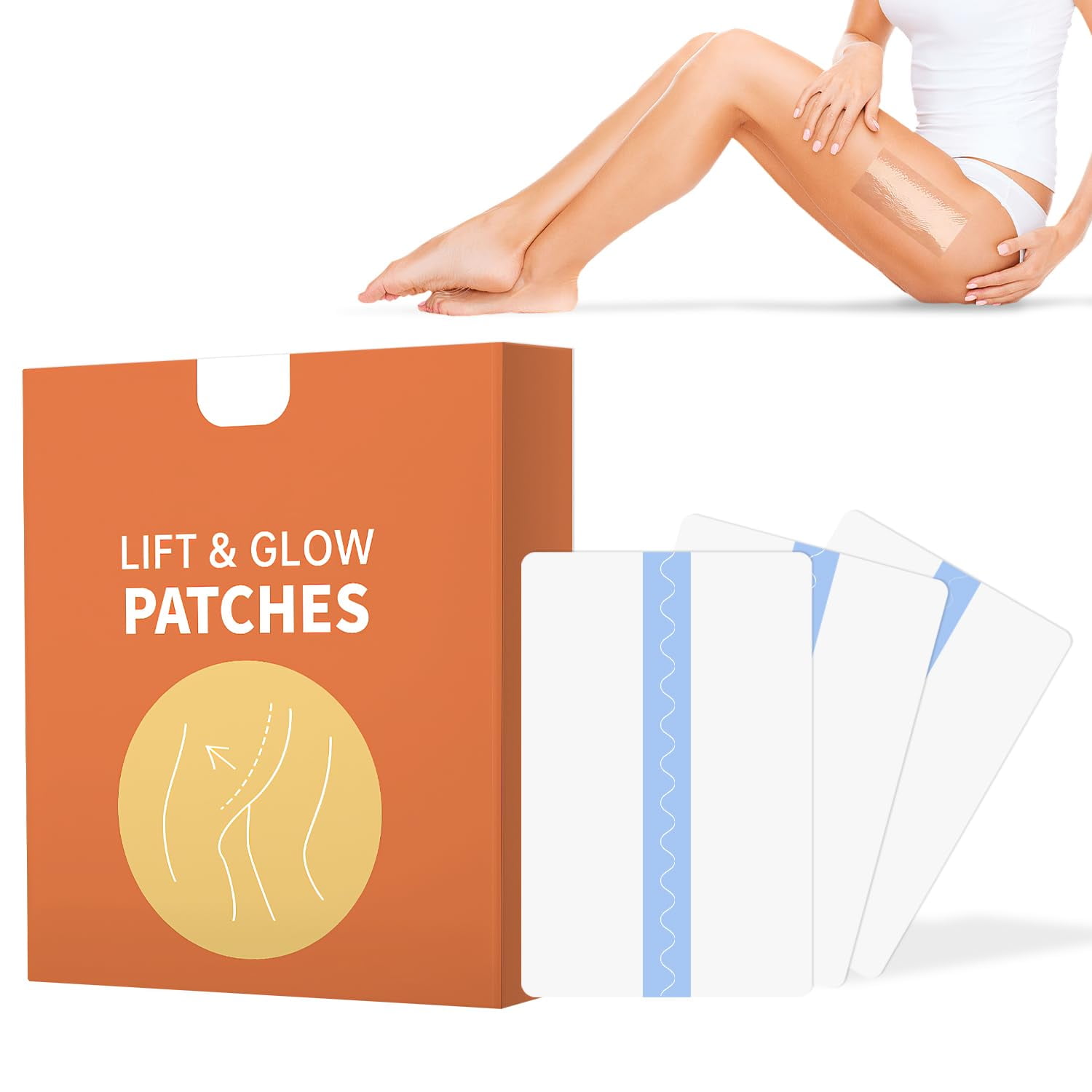 Hey Nip Thigh Lift Tape, Hey Nip Lift and Glow Patches Legs for Sagging ...
