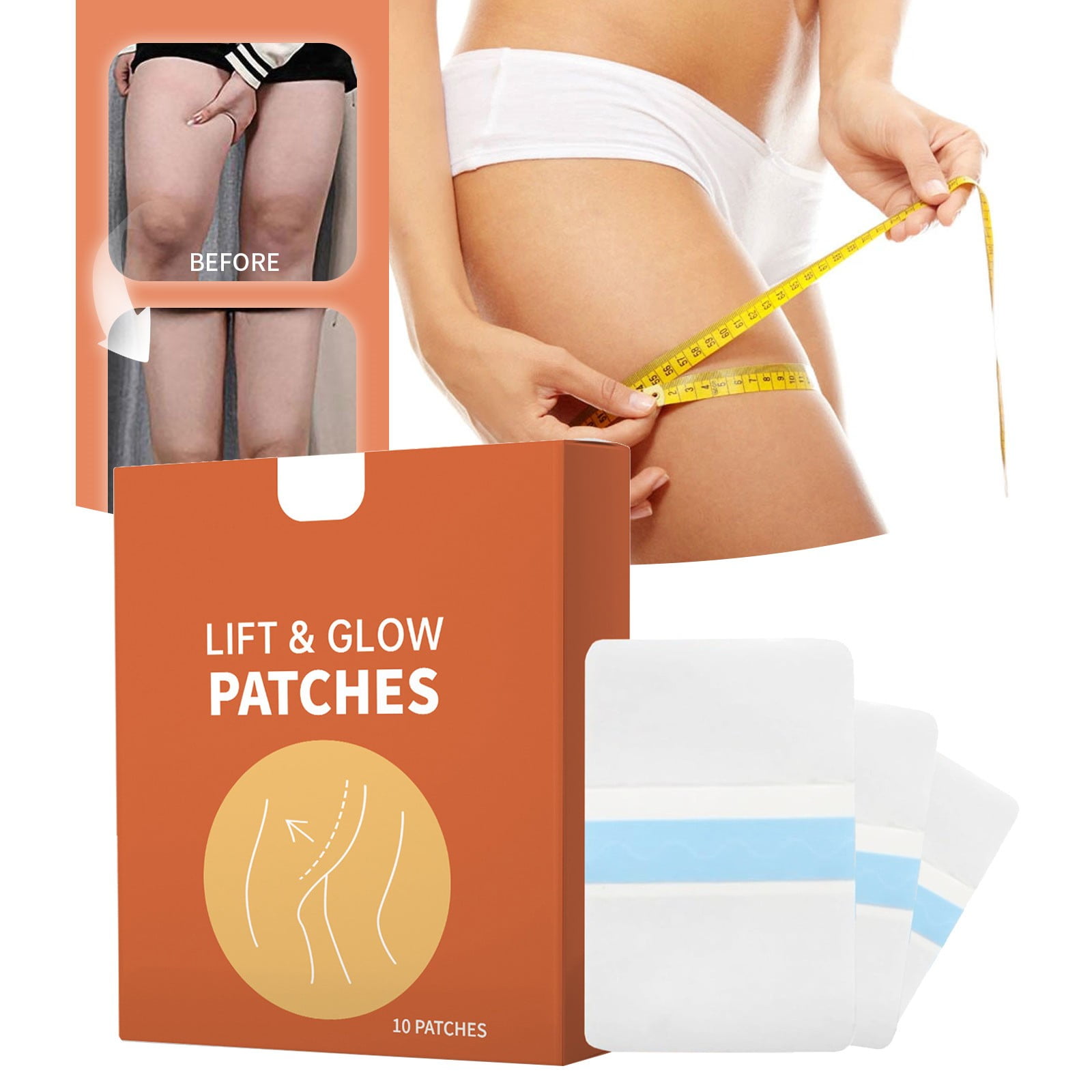 Hey Nip Thigh Lift Tape,The Instalift Patch for Legs, Nip Lift and Glow Patches Legs, 2025 New ...