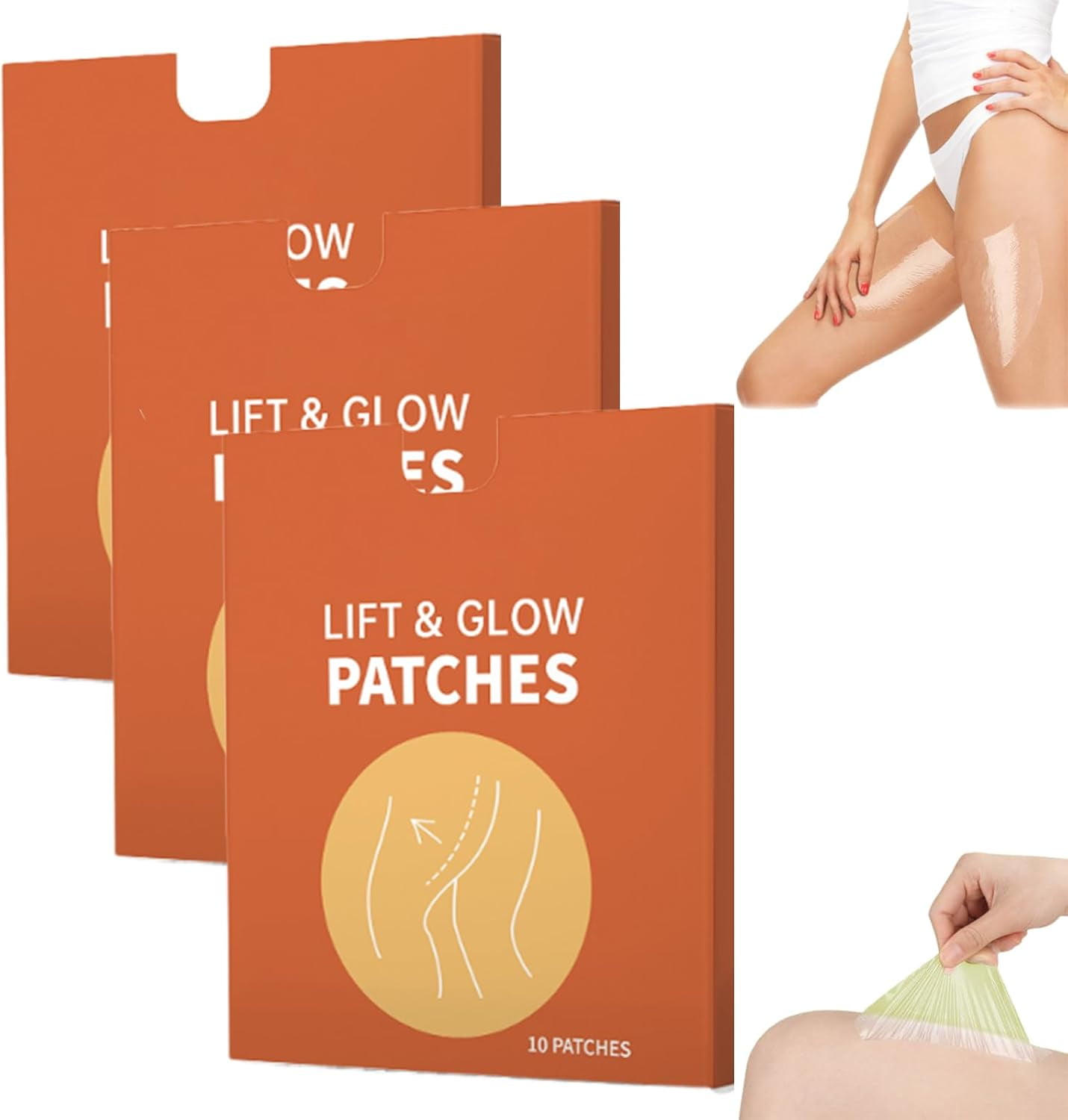 Hey Nip Thigh Lift Tape, Waterproof & Sweat-Proof Body Tape for Stomach ...