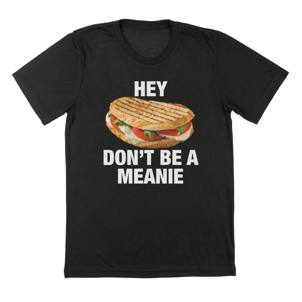 Hey Panini Humor Graphic Black Mens T-Shirt - Walmart.com