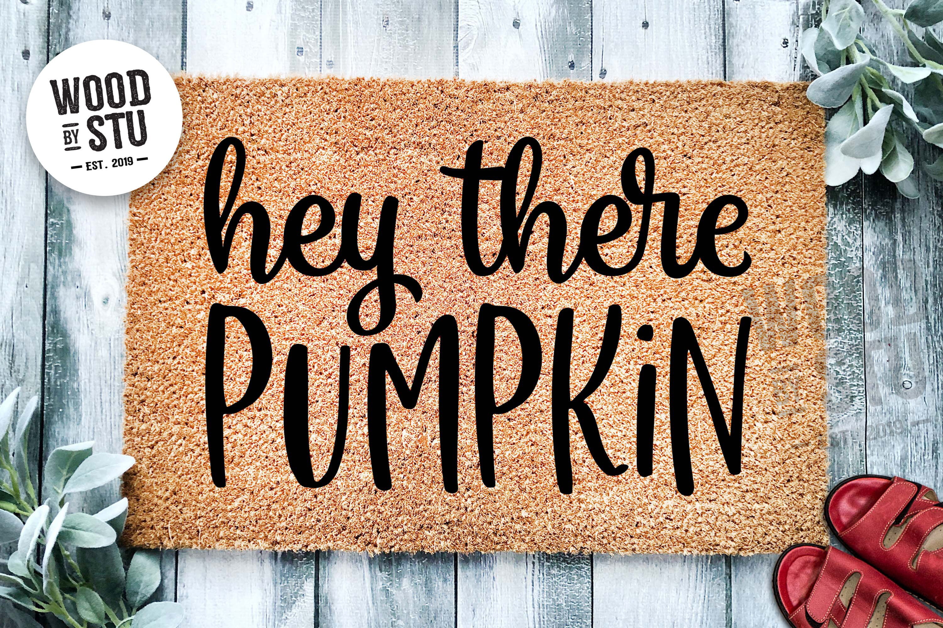 Hey There Pumpkin Door Mat | Fall Doormat | Welcome Mat | Pumpkin Door ...