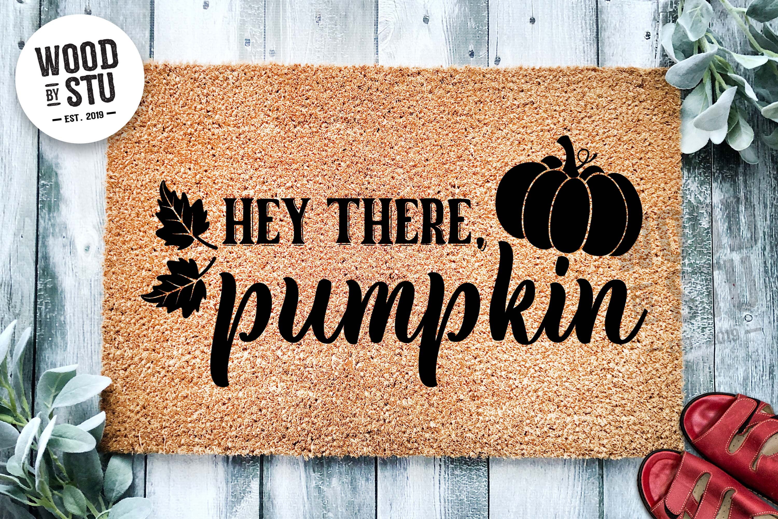 Hey There Pumpkin v2 Door Mat | Fall Doormat | Welcome Mat | Pumpkin ...