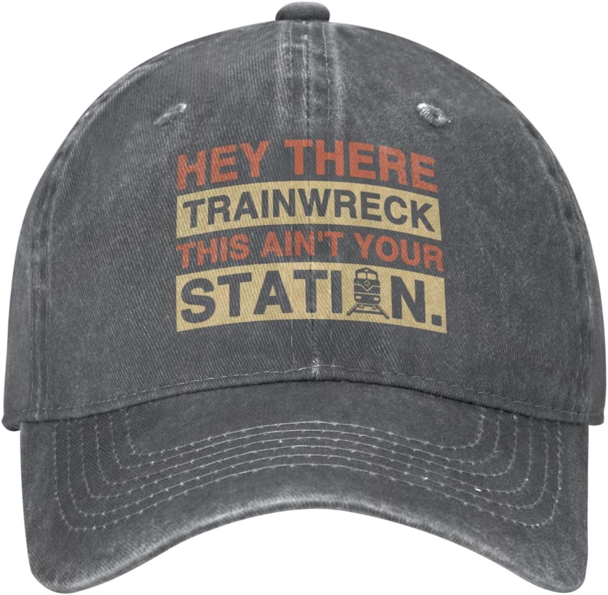 Hey There Trainwreck Hats for Men Baseball Cap Hey There Trainwreck ...