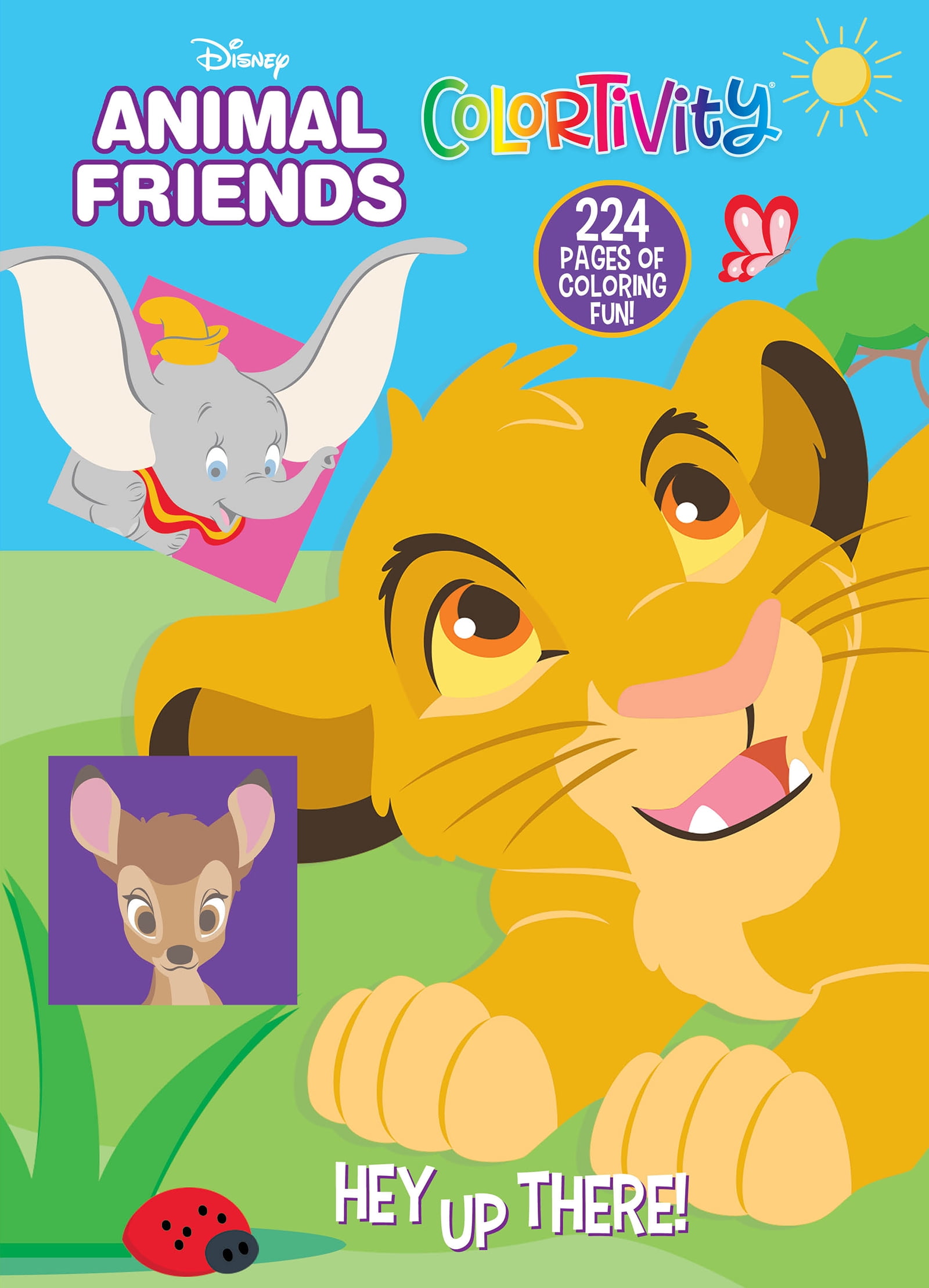 Hey Up There! Colortivity Disney Animal Friends (Paperback) - Walmart.com
