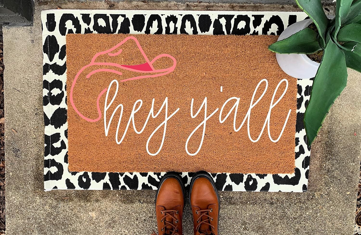 Hey Y'all Doormat Front Entrance Door Mat for Waterproof Floor Mat for ...