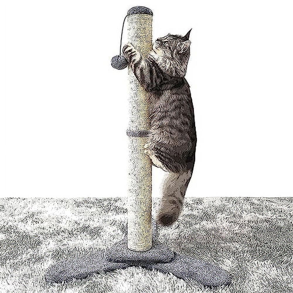 HeyKitten 34" Tall Cat Scratching Post with Sturdy Tripod Base ...