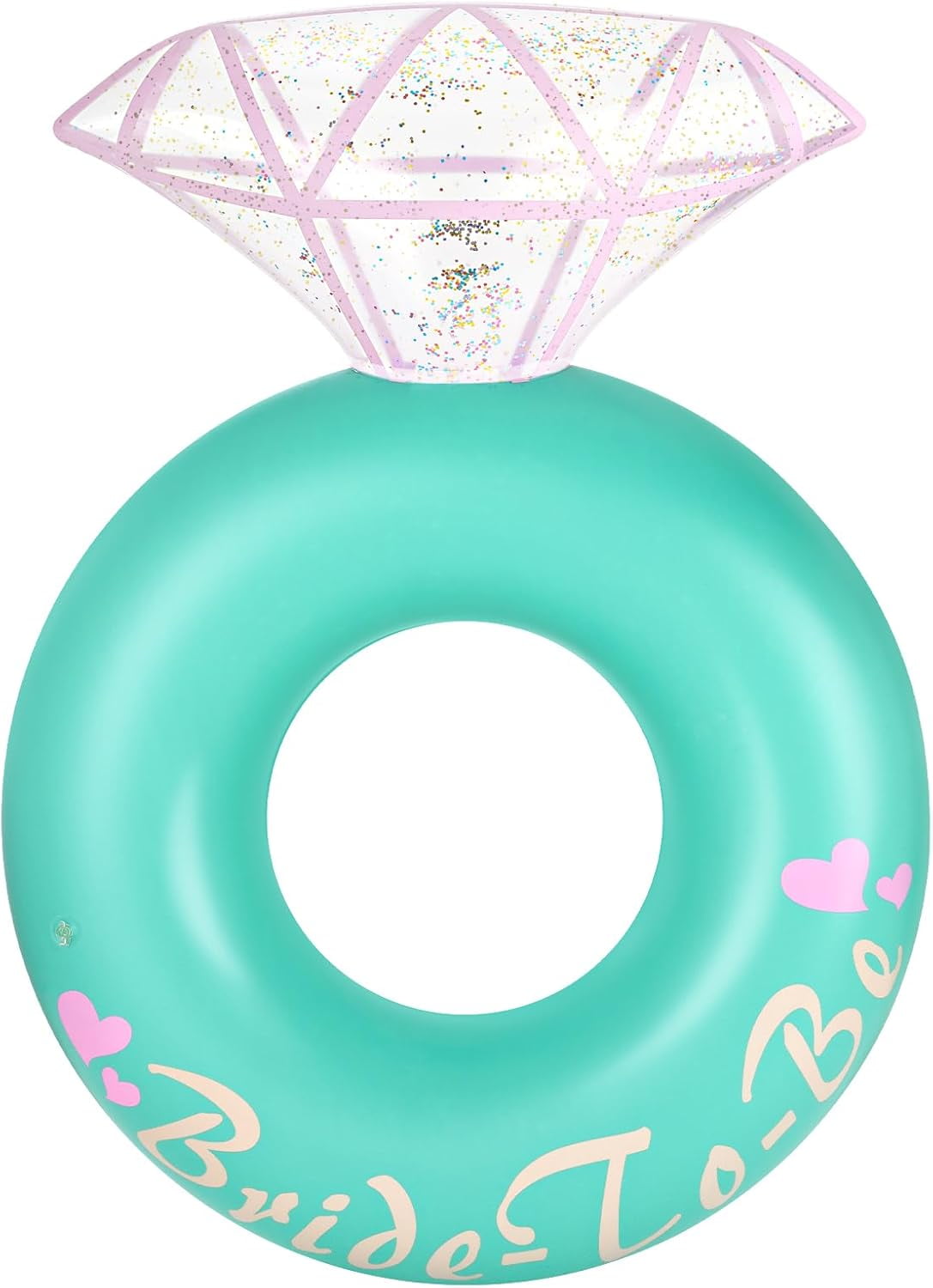 HeySplash Pool Floats for Adults, Inflatable Diamond Ring Pool Float ...