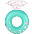 HeySplash Pool Floats for Adults, Inflatable Diamond Ring Pool Float ...