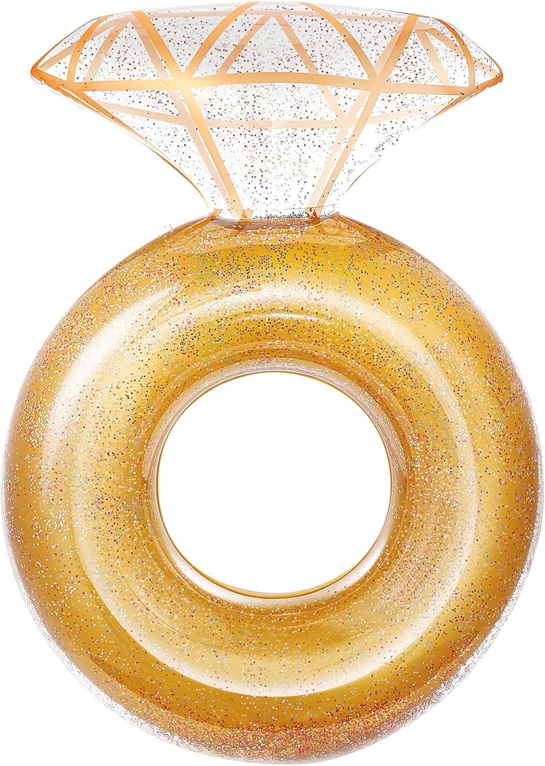 HeySplash Pool Floats, Inflatable Diamond Ring Pool Float, Large ...
