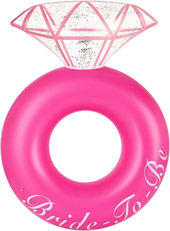 HeySplash Pool Floats, Inflatable Diamond Ring Pool Float, Large ...
