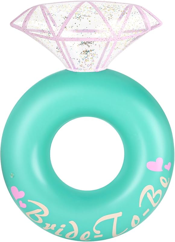 HeySplash Pool Floats, Inflatable Diamond Ring Pool Float, Large ...