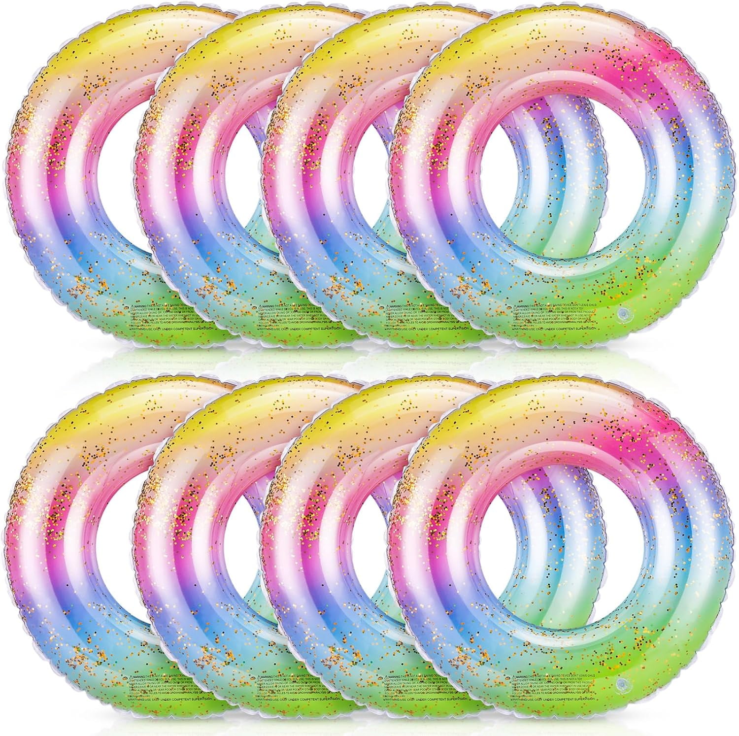 HeySplash Pool Tubes for Adult, 42 Inch Large Floats Tube Rafts with ...