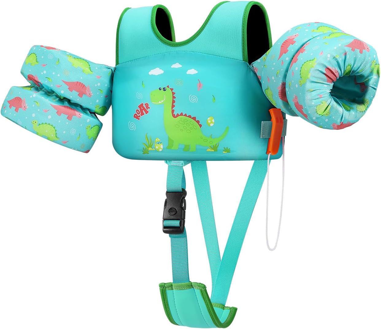 SwimSchool Medium/Large UPF 50 Flex Foam Floatation Swim Trainer Vest ...