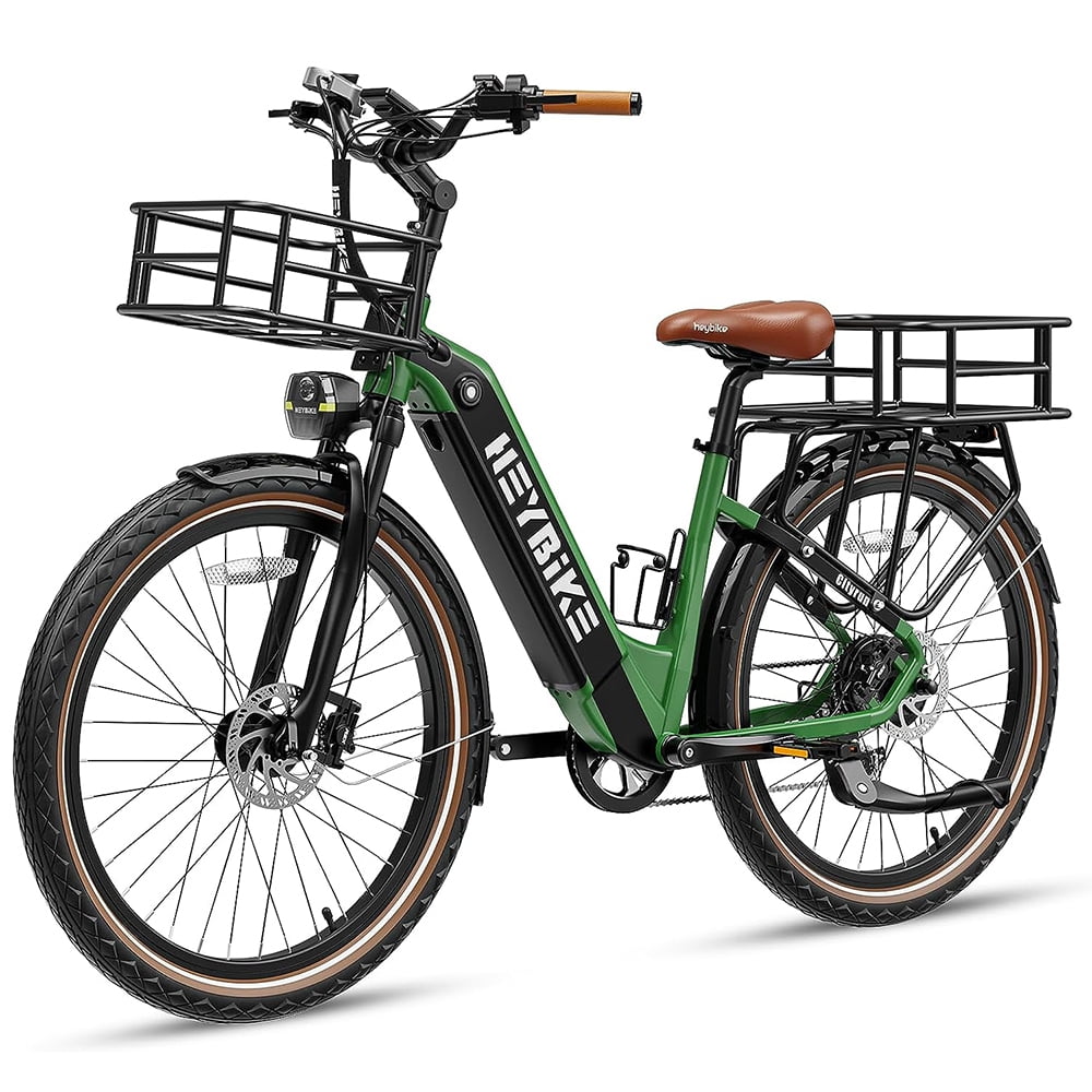 Heybike Cityrun Electric Bike for Adults, 500W City Cruiser Ebike with 720Wh Removable Battery ...