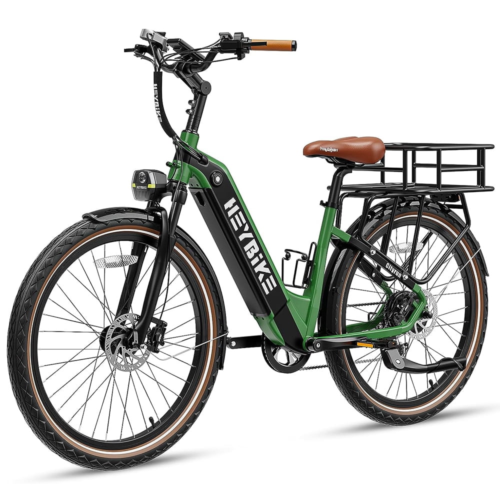 Heybike Cityrun Electric Bike for Adults, 500W City Cruiser Ebike with 720Wh Removable Battery ...
