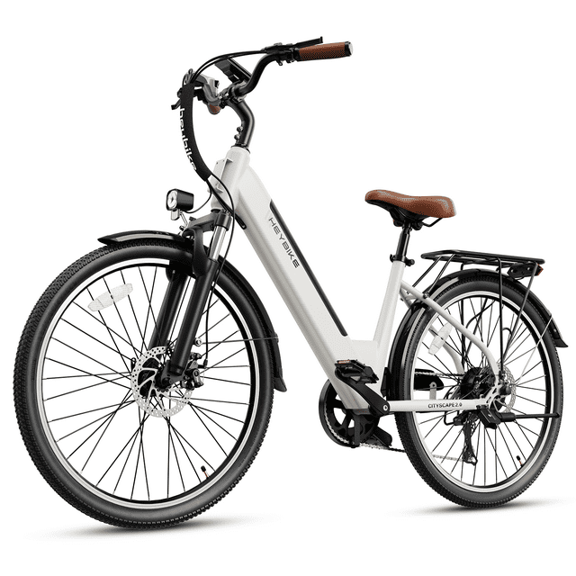 "Heybike Cityscape 2.0 Electric Bike 500W, 26"" E-Bike, 36V 13Ah Battery, 7-Speed, 50 Miles ...